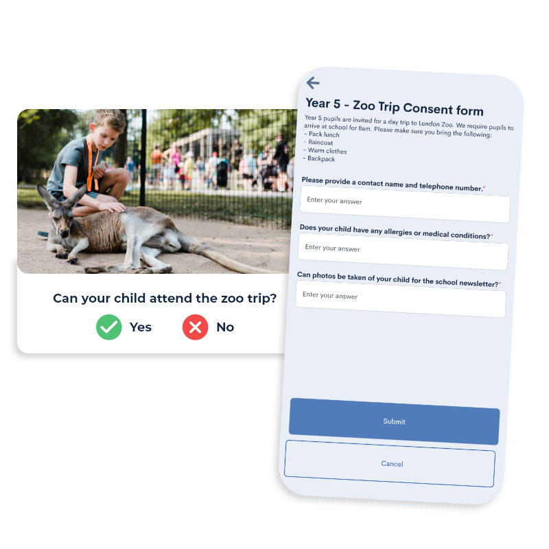 Custom School Forms & Data Collection - CRB Cunninghams